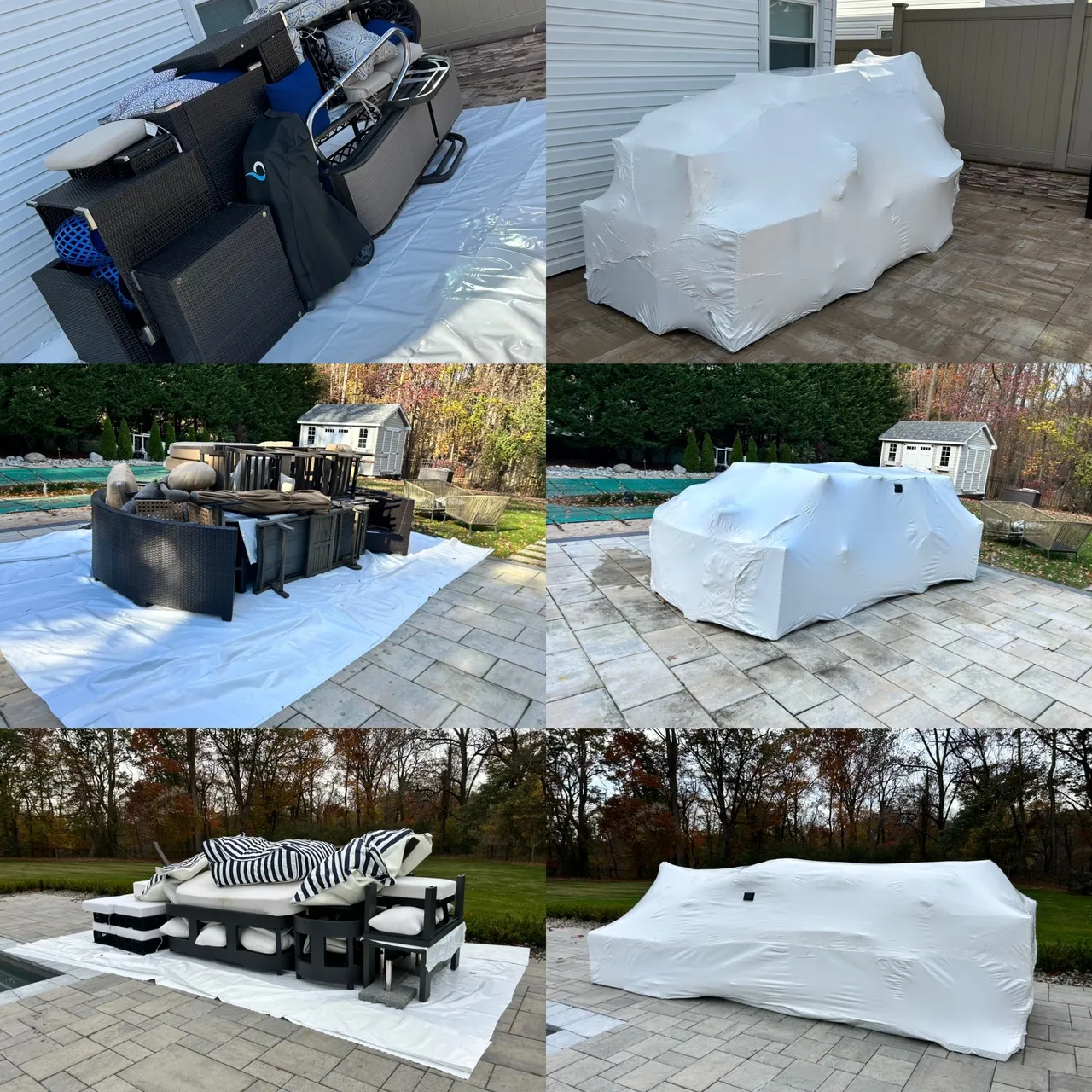 Shrink wrapping - JNJ Landscaping